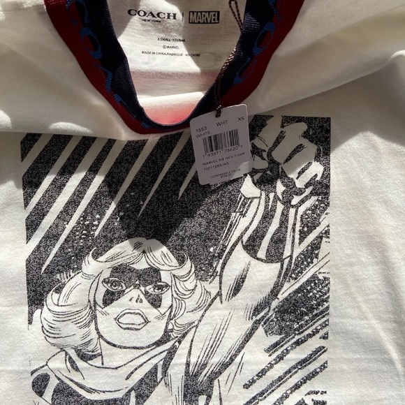 Coach | Tops | Limited Edition Coach X Marvel Wonder Woman Shirt | Poshmark